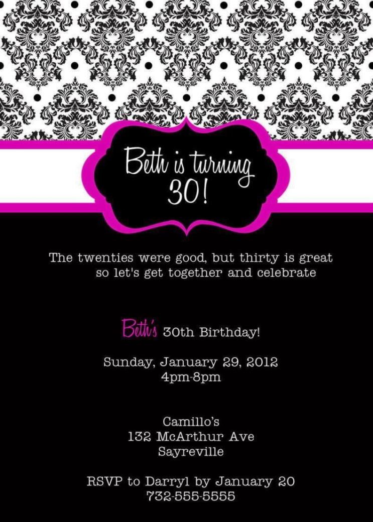 Surprise 60Th Birthday Invitation Templates Free SampleTemplatess