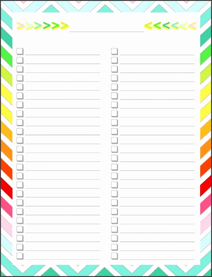 10 Blank To Do List Template SampleTemplatess SampleTemplatess