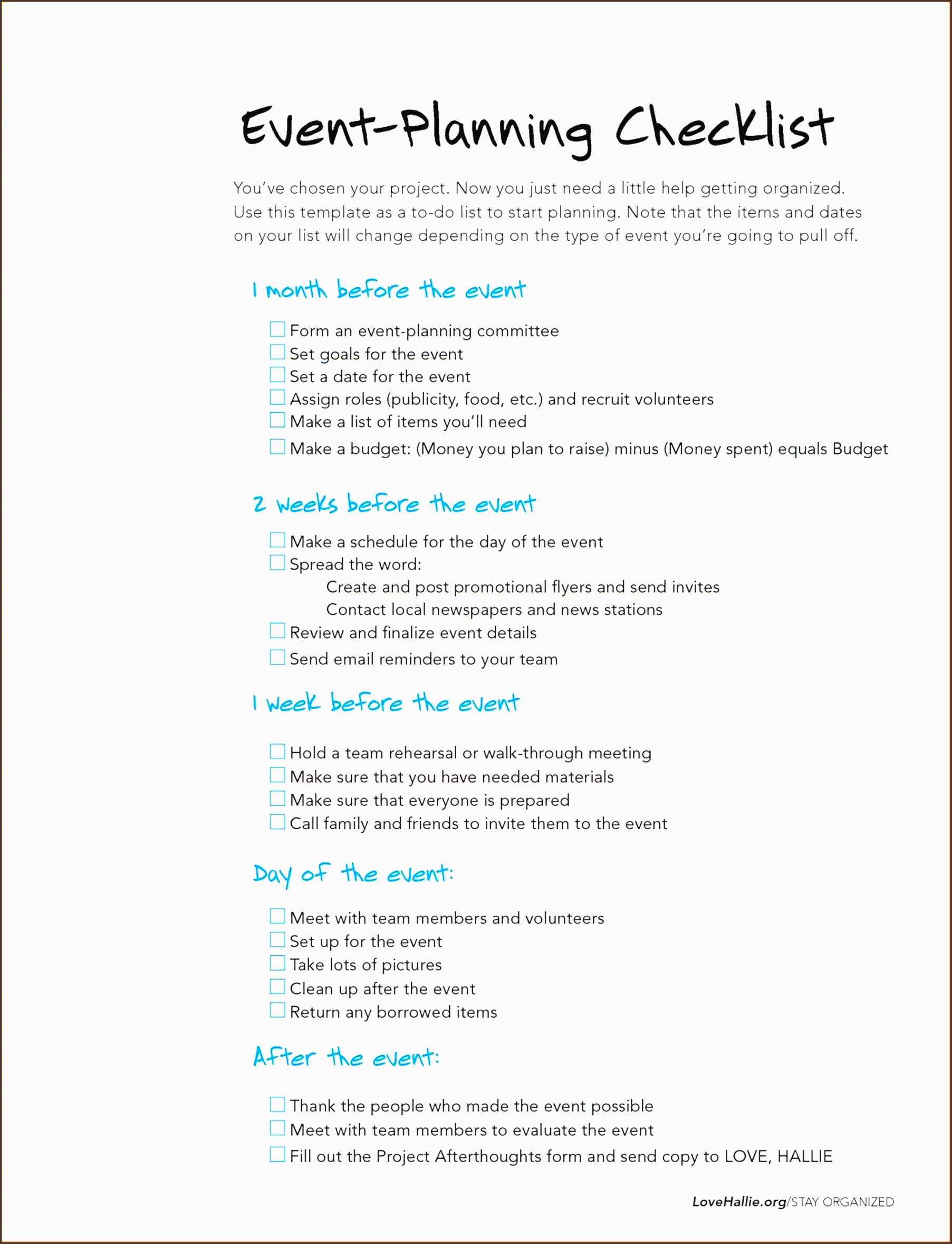 4 Event Planner Template SampleTemplatess SampleTemplatess