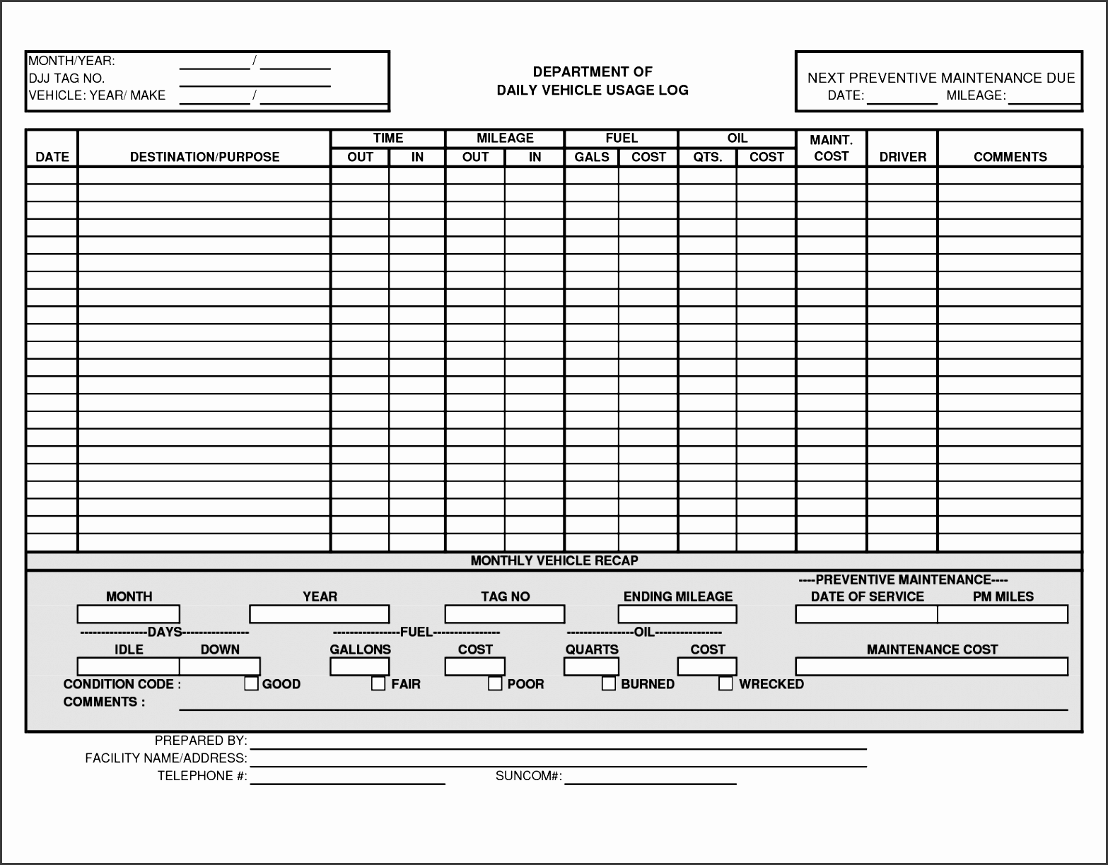 6 Free Daily Work Log Template SampleTemplatess SampleTemplatess 6 Free Daily Work Log Template SampleTemplatess SampleTemplatess