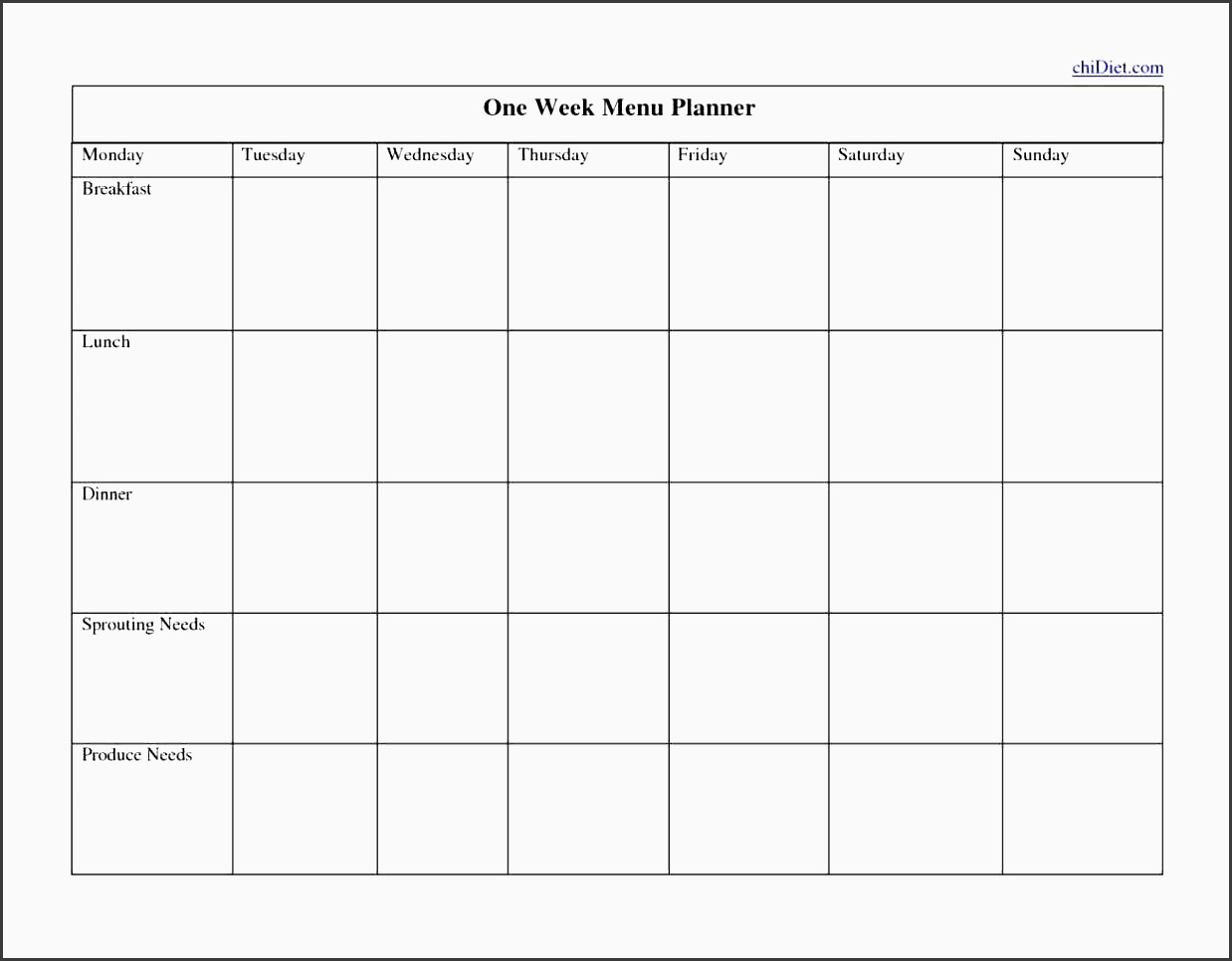 10 One Week Planner Template SampleTemplatess SampleTemplatess