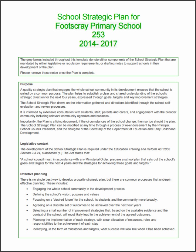 9 School Strategic Plan Template SampleTemplatess SampleTemplatess 9 School Strategic Plan Template SampleTemplatess SampleTemplatess