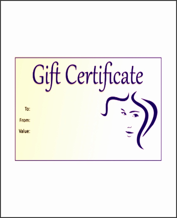 5 Beauty Gift Vouchers Templates SampleTemplatess SampleTemplatess