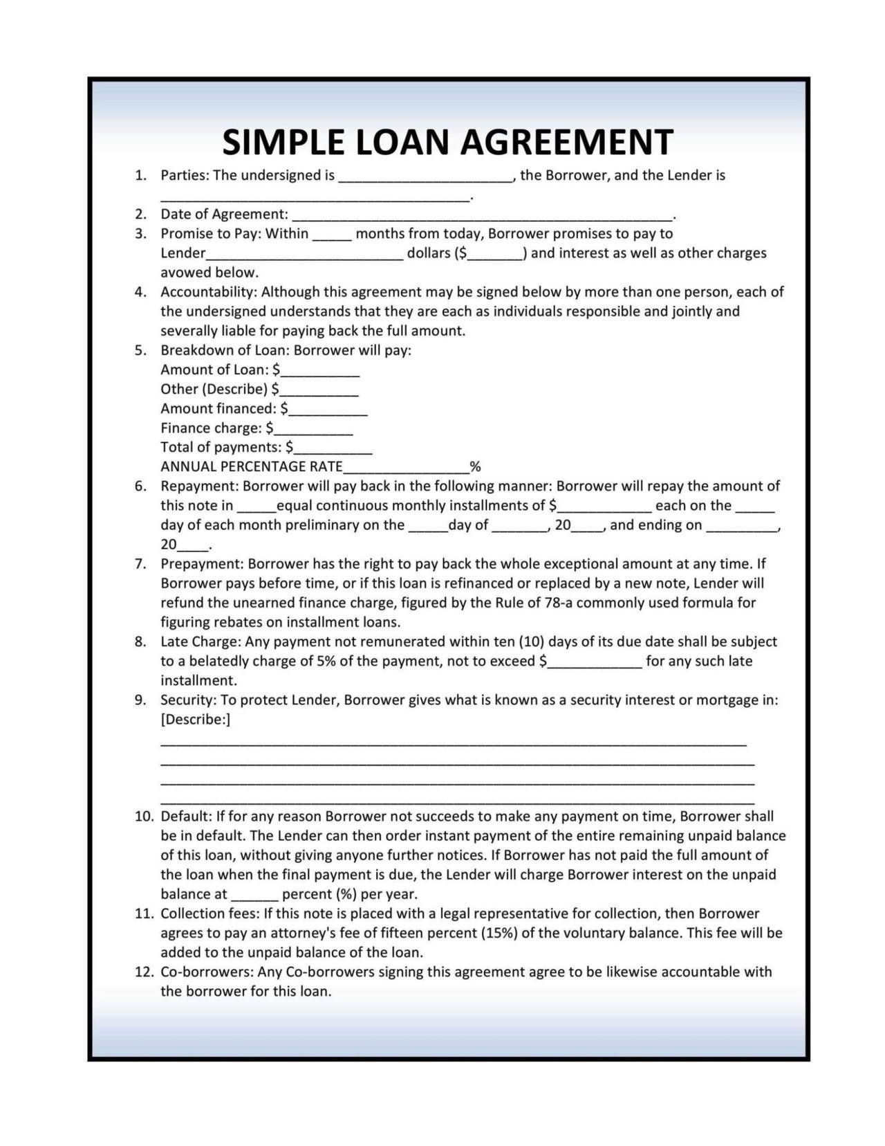 Installment Loan Agreement Template SampleTemplatess SampleTemplatess Installment Loan Agreement Template SampleTemplatess SampleTemplatess