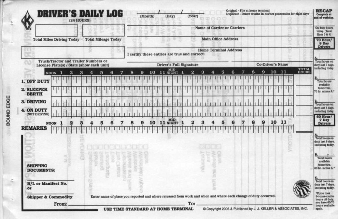 Truck Driver Log Book Template SampleTemplatess SampleTemplatess