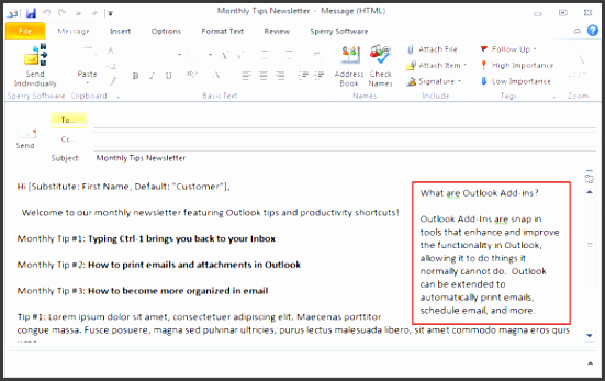 5 Outlook Newsletter Sample - SampleTemplatess - SampleTemplatess 5 Outlook Newsletter Sample - SampleTemplatess - SampleTemplatess