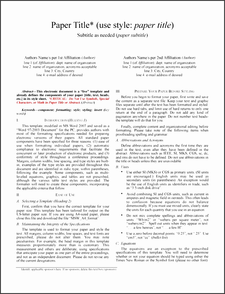 Ieee Conference Paper Format 2024 - Aubry Dominga Ieee Conference Paper Format 2024 - Aubry Dominga