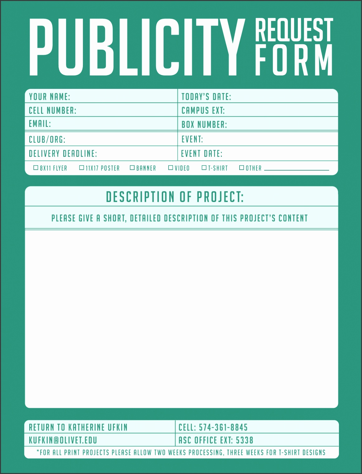 6 Design Project Request Form Template SampleTemplatess