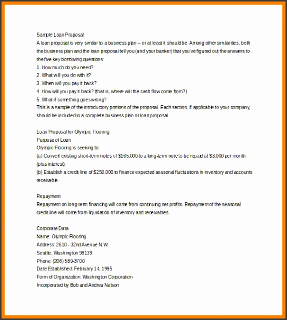 7 Loan Proposal Template - SampleTemplatess - SampleTemplatess 7 Loan Proposal Template - SampleTemplatess - SampleTemplatess